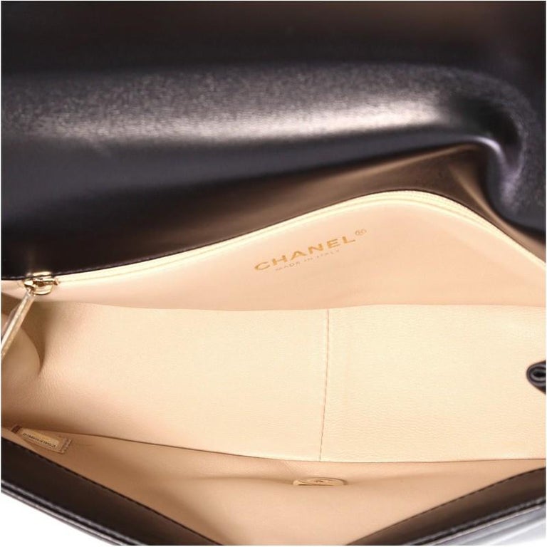 Chanel Carry Chic Flap Bag Quilted Lambskin Small at 1stDibs