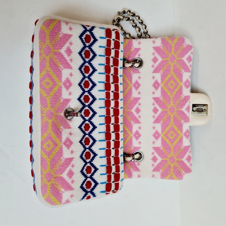 Chanel Cashmere Paris-Salzburg Medium Flap Bag For Sale at 1stDibs