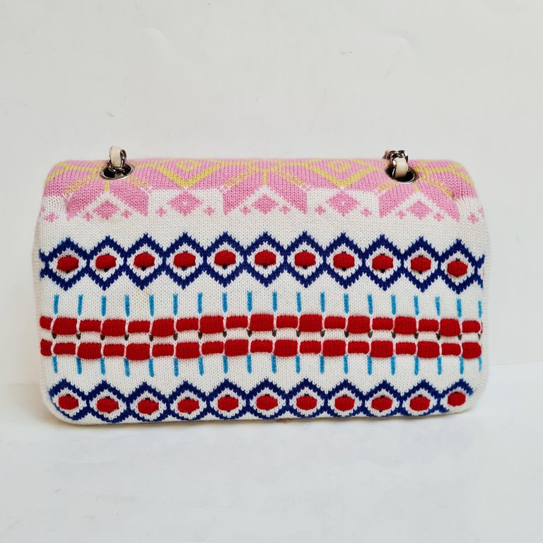 Chanel Cashmere Paris-Salzburg Medium Flap Bag For Sale at 1stDibs