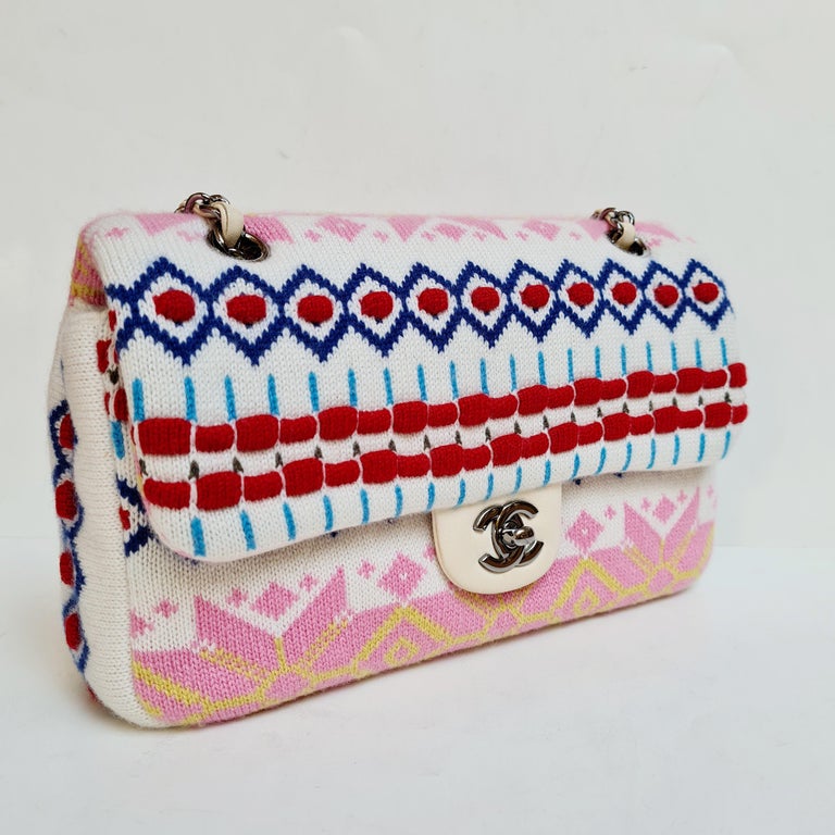 Chanel Cashmere Paris-Salzburg Medium Flap Bag For Sale at 1stDibs