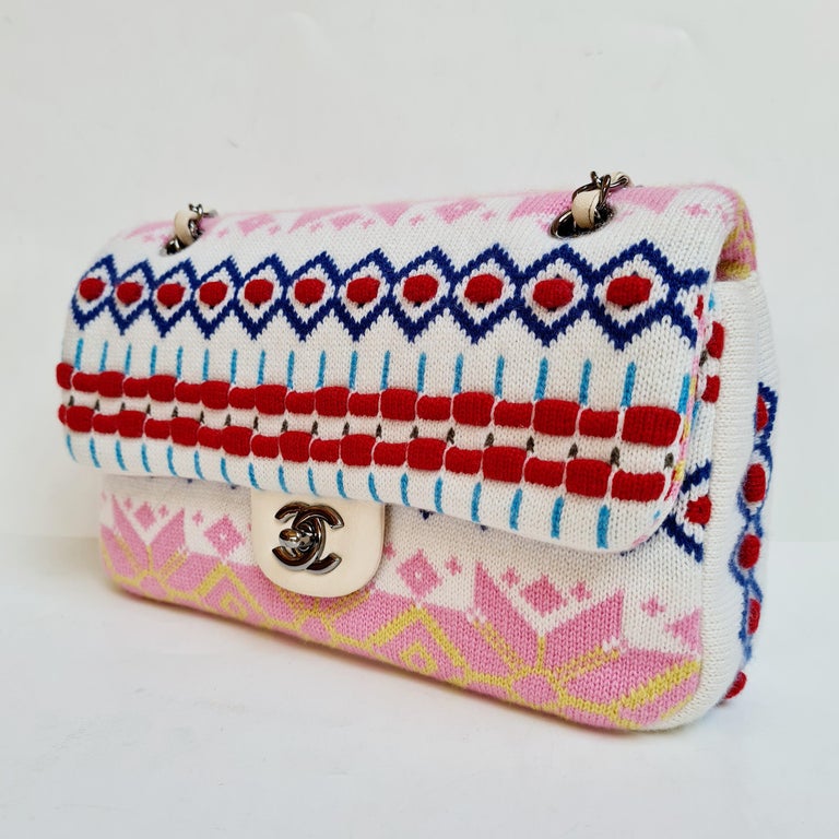 Chanel Cashmere Paris-Salzburg Medium Flap Bag For Sale at 1stDibs