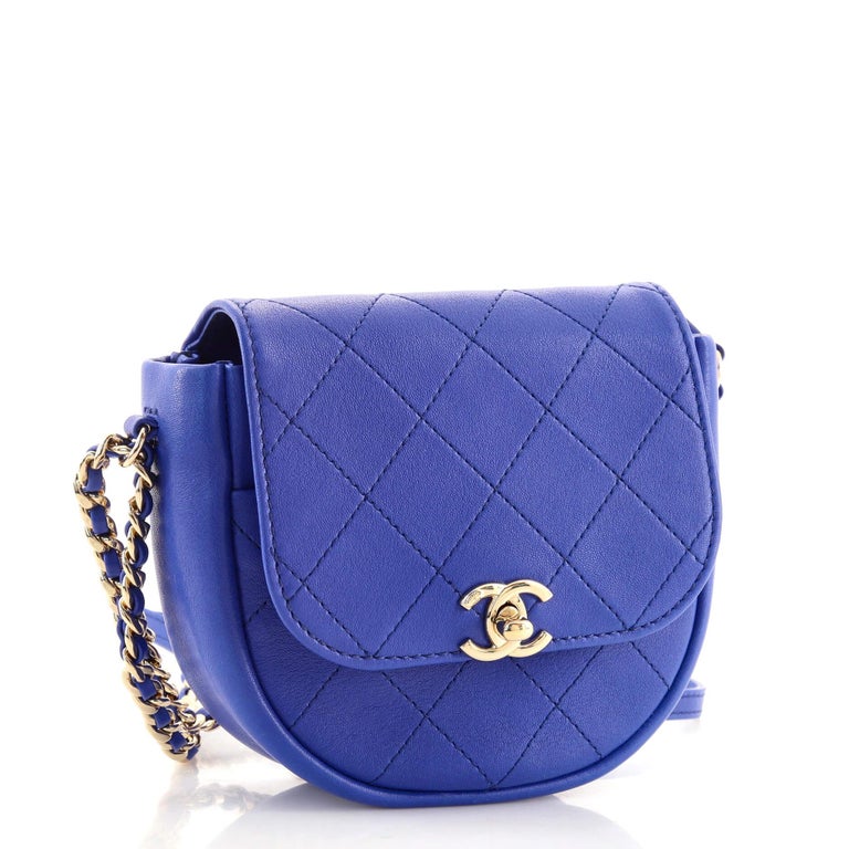 Chanel Casual Trip Messenger Bag Quilted Lambskin Mini at 1stDibs