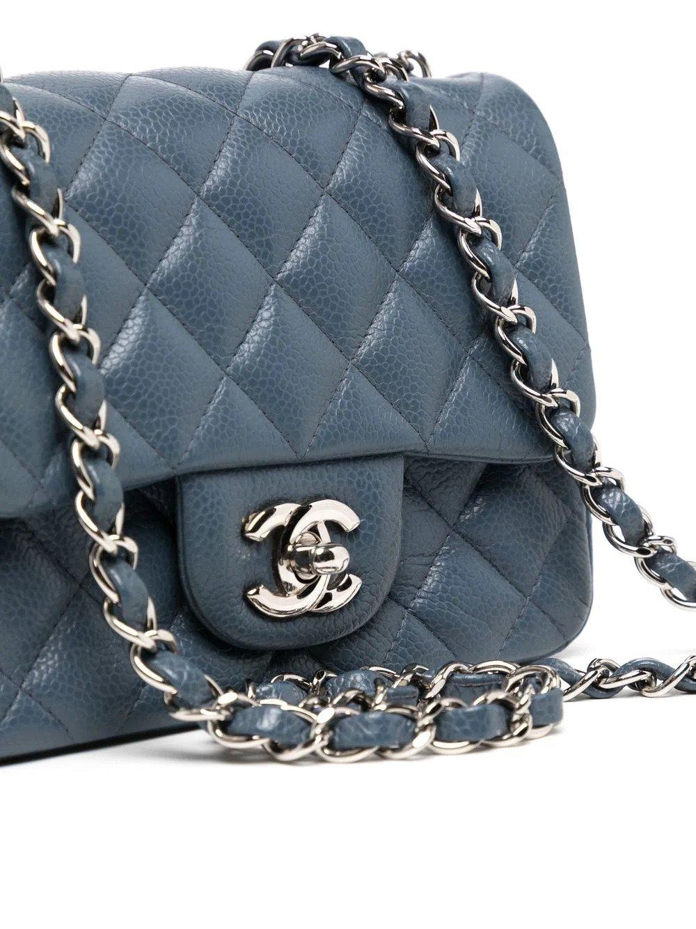 Chanel Caviar Mini Square Flap Bag at 1stDibs | chanel square flap bag ...