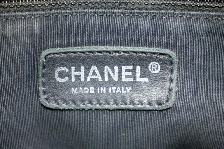 CHANEL Caviar PST Chain Shoulder Shopping Tote Bag Black Quilted For ...