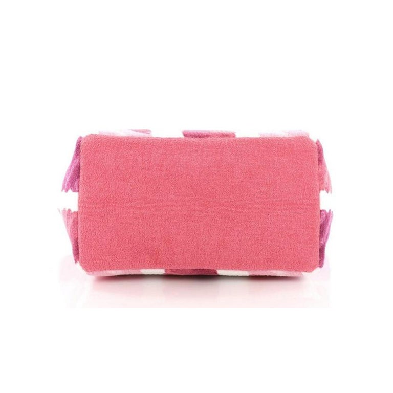 Chanel Cc Beach Medium Pink Terry Cloth Tote For Sale at 1stDibs ...