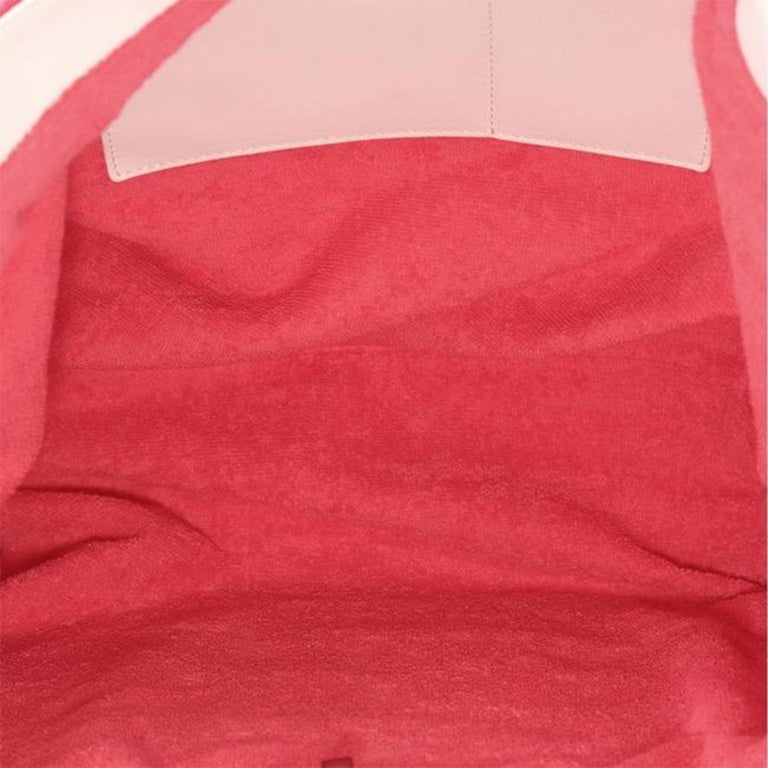 Chanel Cc Beach Medium Pink Terry Cloth Tote For Sale at 1stDibs ...