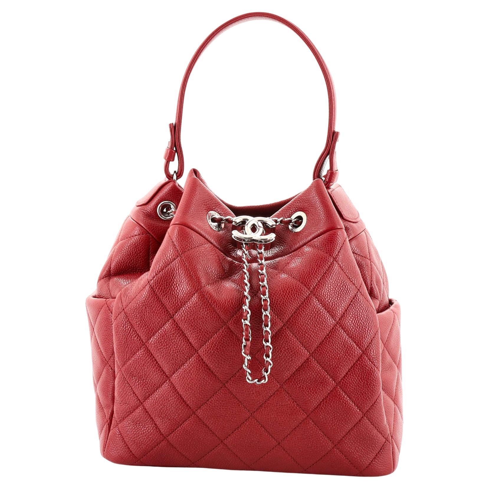 Chanel Drawstring Bucket Bag - 70 For Sale on 1stDibs | mini drawstring ...