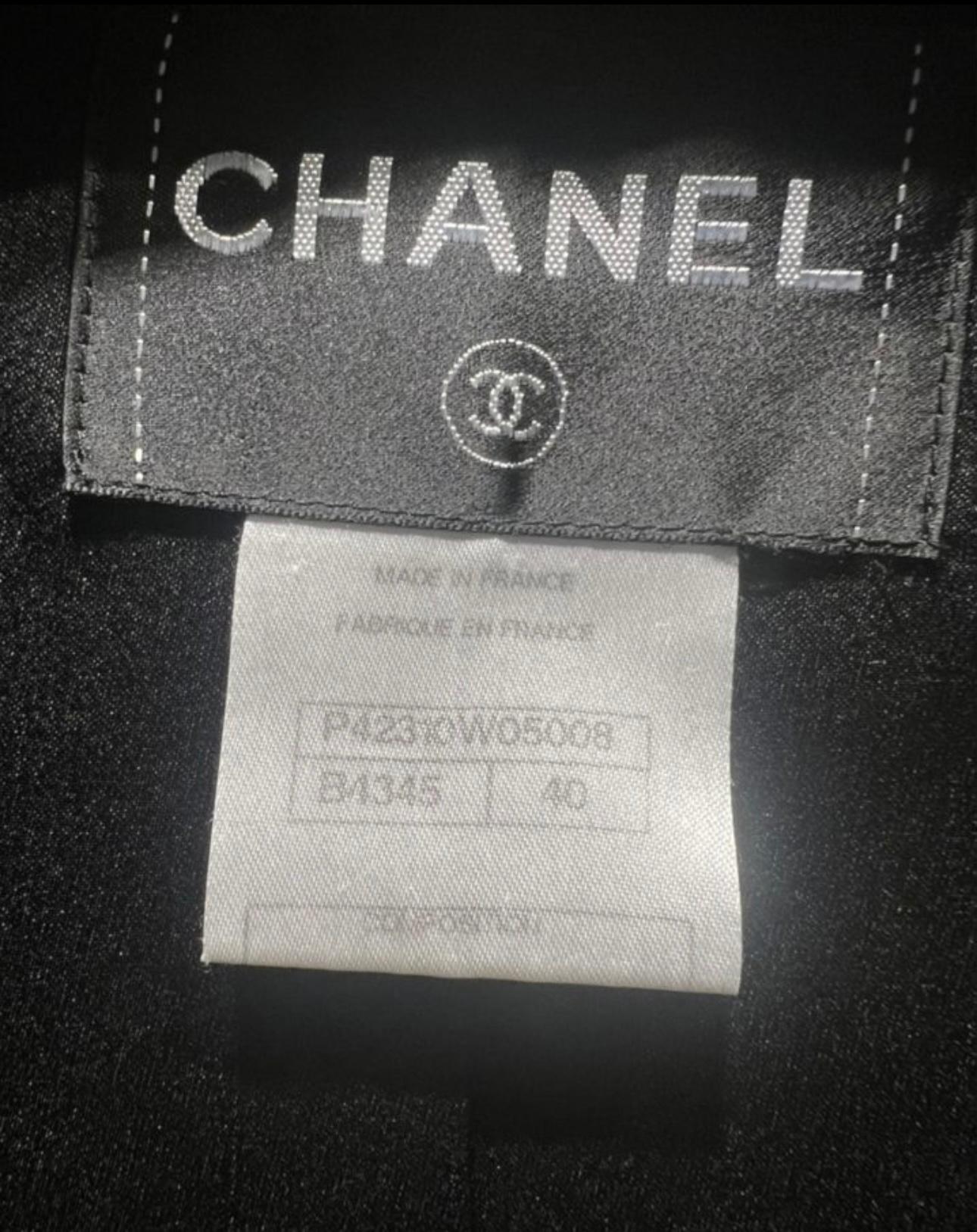 Chanel CC Closures Runway Tweed Parka Coat For Sale at 1stDibs