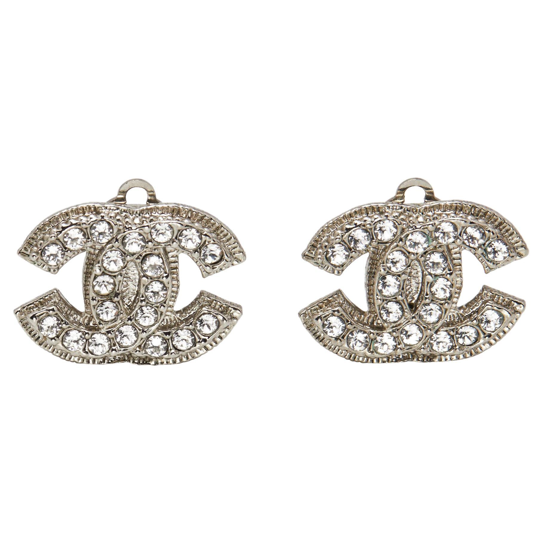 Chanel Gold-tone Metal CC Diamond Shape Clip-on Earrings at 1stDibs ...