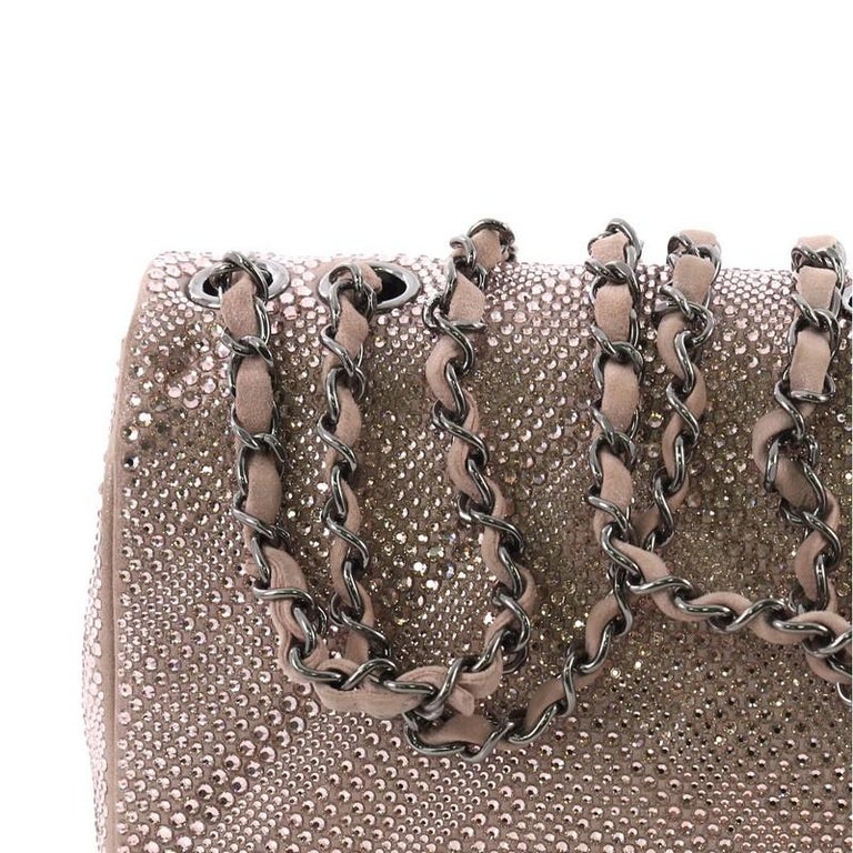 Chanel CC Flap Bag Strass Embellished Leather Small at 1stDibs | chanel ...