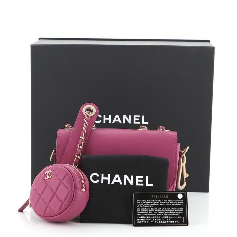 Chanel CC Flap Bag with Coin Purse Quilted Calfskin at 1stDibs | chanel ...