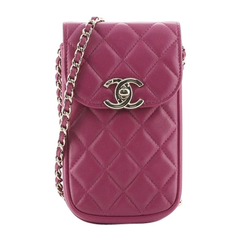 Chanel Flap Phone Holder With Chain