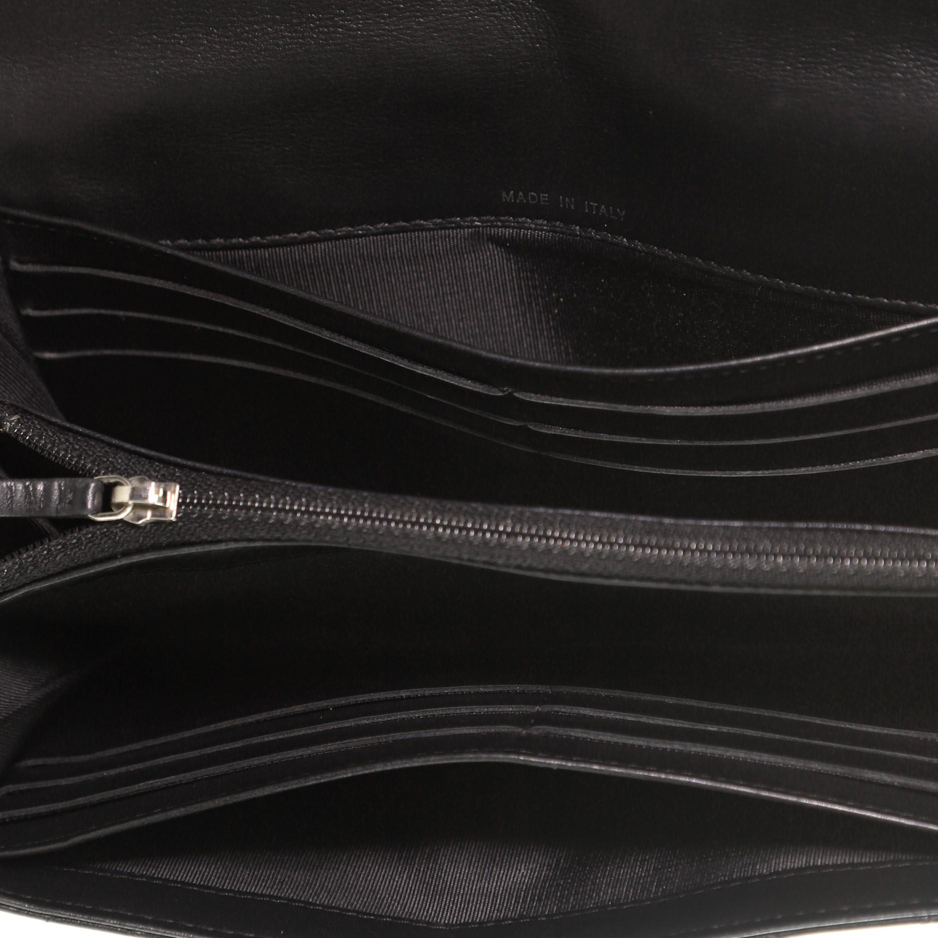 Chanel CC Flap Wallet Quilted Lambskin Long at 1stDibs