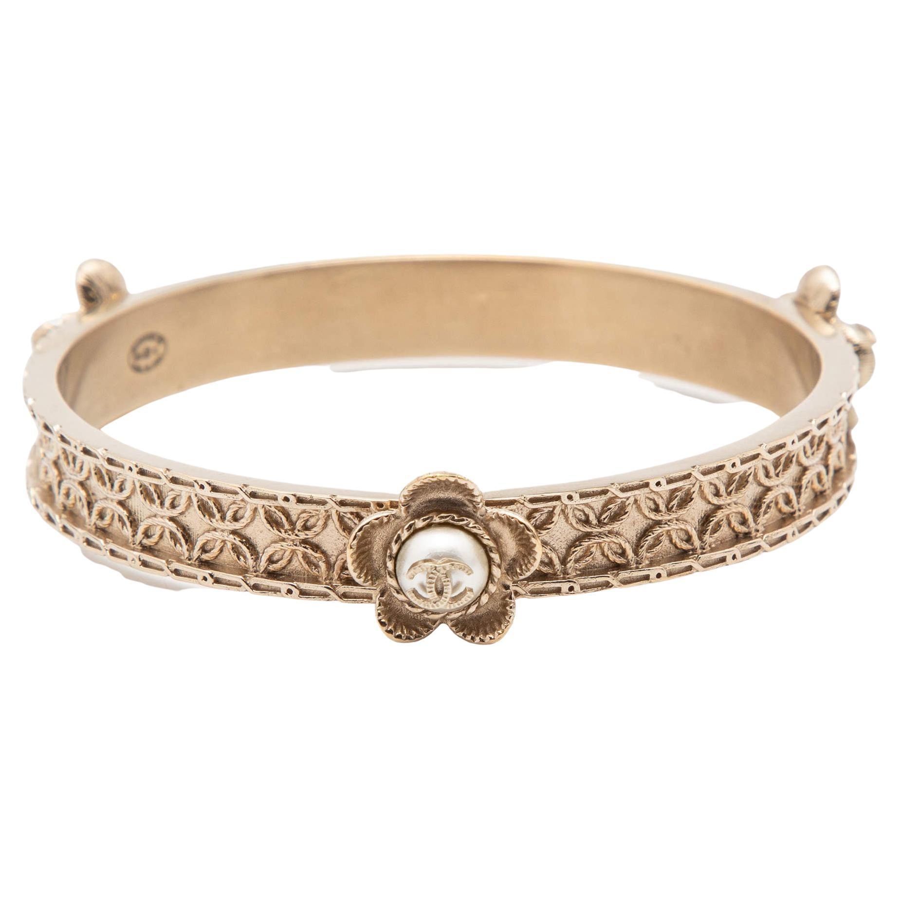 Chanel Arm Wrap CC Bracelet For Sale at 1stDibs