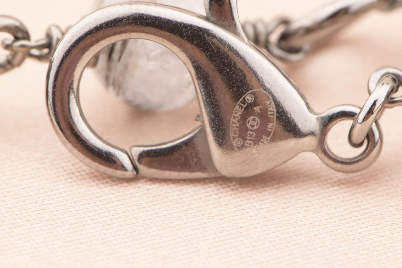 Chanel CC Logo Long Chain Necklace at 1stDibs | langchain logo