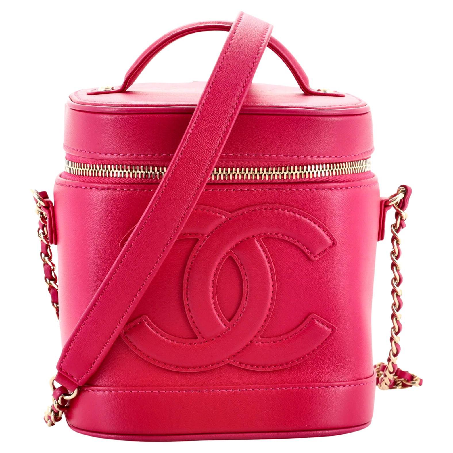 Chanel CC Mania Vanity Case Lambskin at 1stDibs