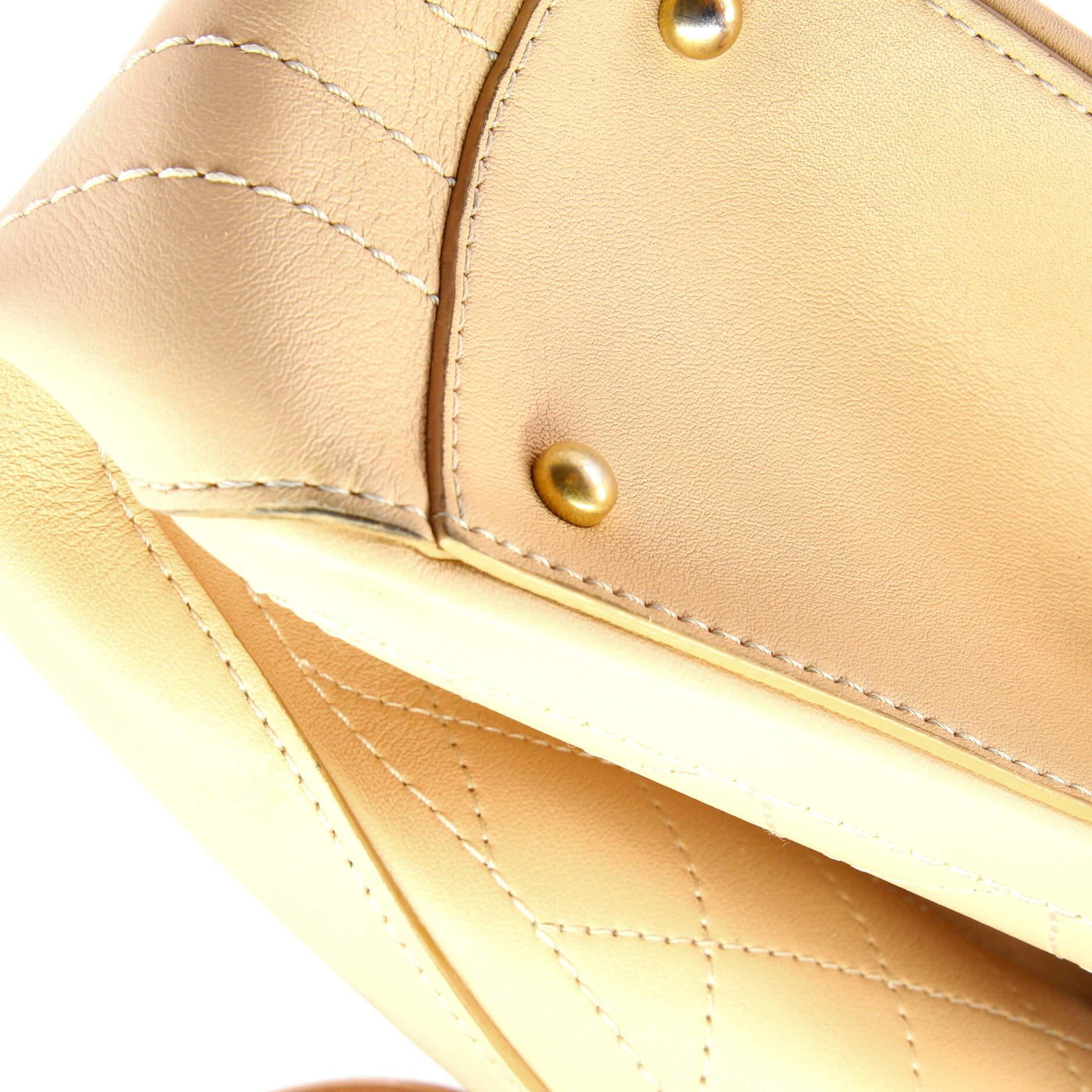 Chanel CC Shopping Tote Stitched Bullskin Large For Sale at 1stDibs