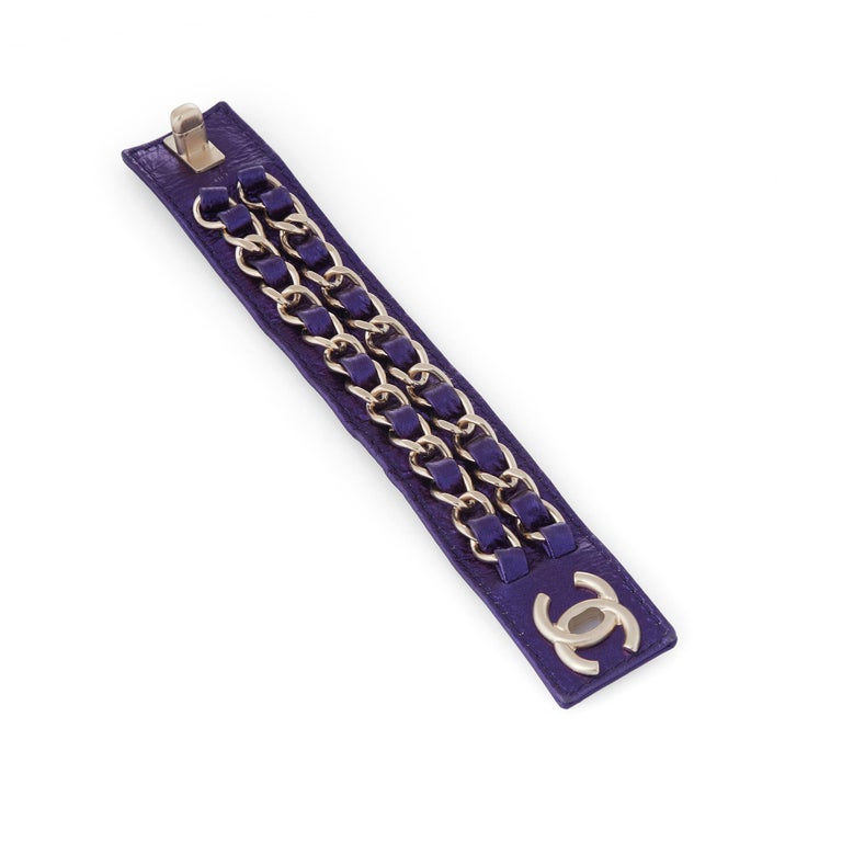 Chanel CC Turnlock Cuff Bracelet For Sale at 1stDibs