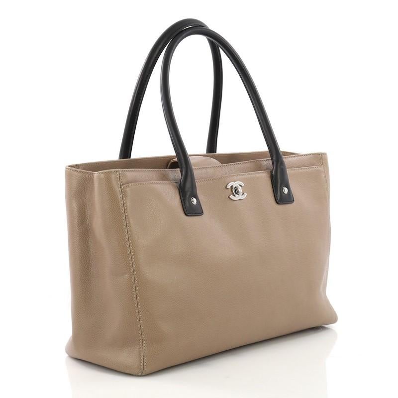 Chanel Cerf Executive Tote Leather Medium at 1stDibs