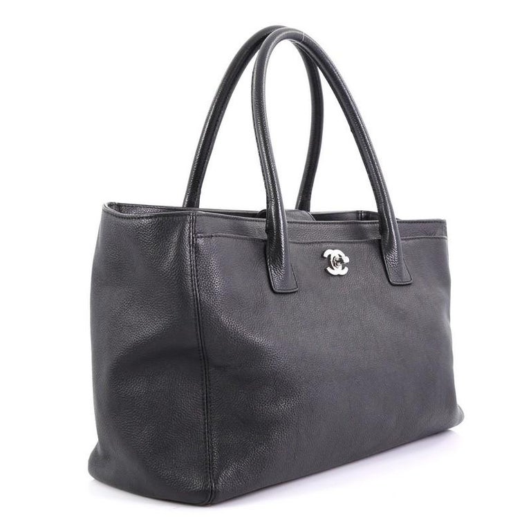 Chanel Cerf Executive Tote Leather Medium at 1stdibs