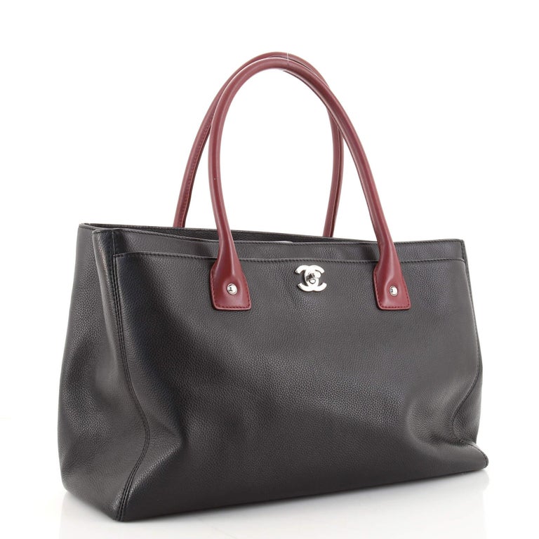 Chanel Cerf Executive Tote Leather Medium at 1stDibs