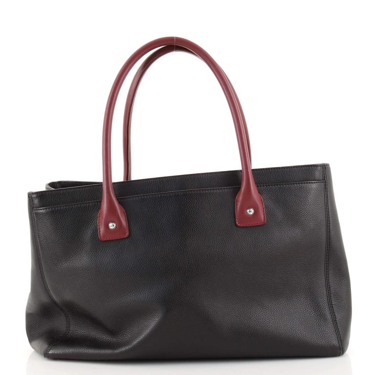 Chanel Cerf Executive Tote Leather Medium at 1stDibs