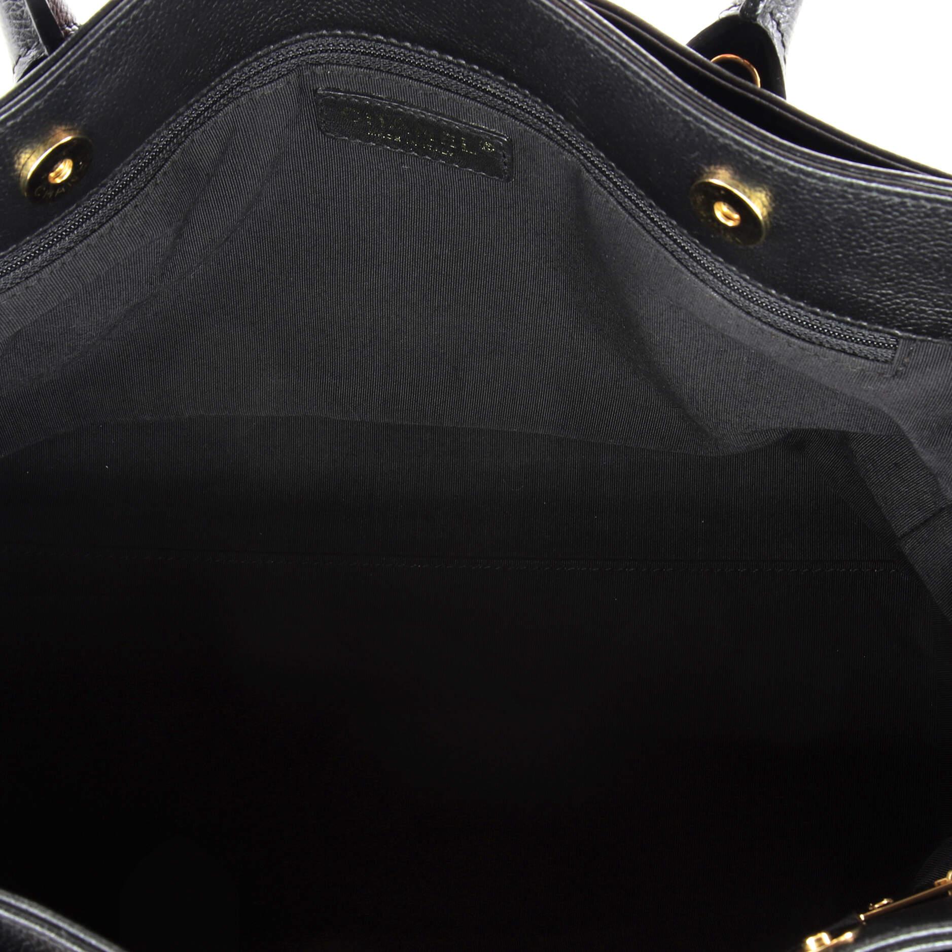 Chanel Cerf Executive Tote Leather Medium For Sale at 1stDibs