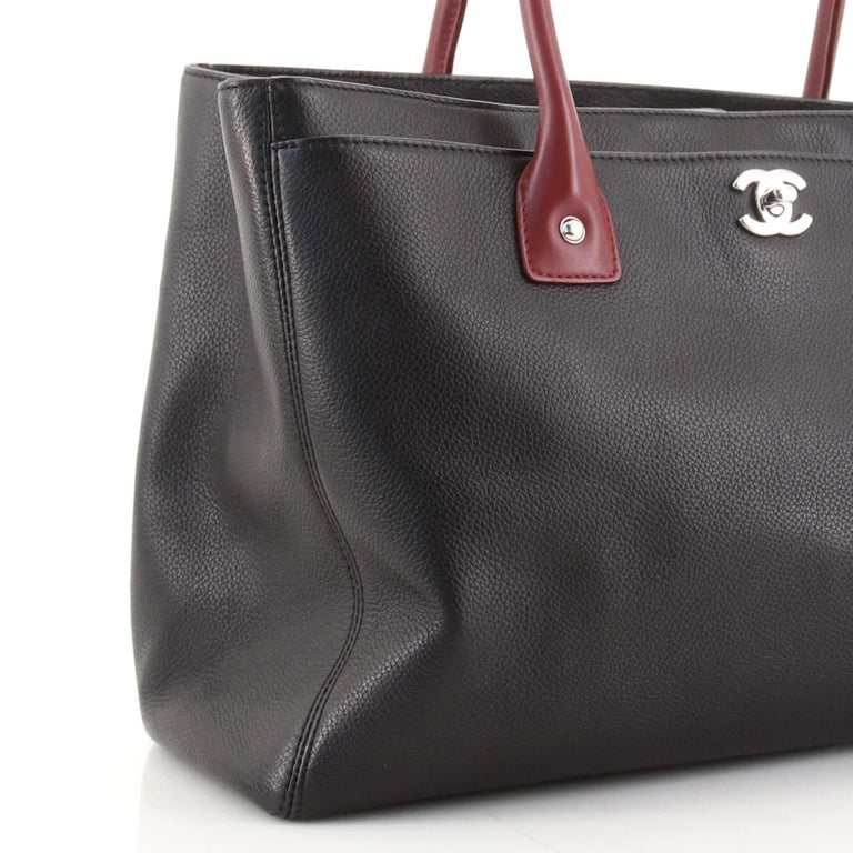 Chanel Cerf Executive Tote Leather Medium at 1stDibs