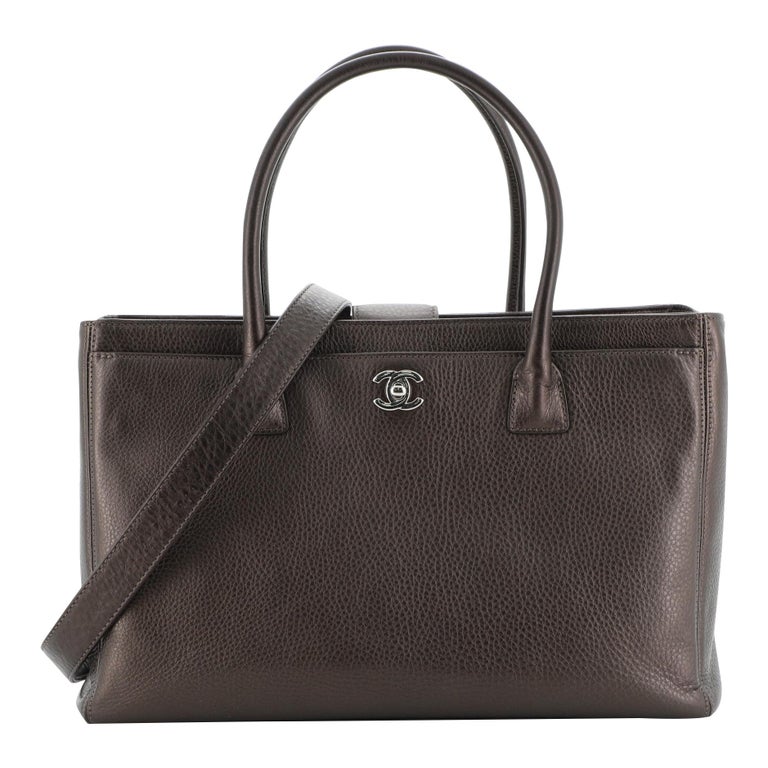 Chanel Cerf Executive Tote Leather Medium at 1stDibs