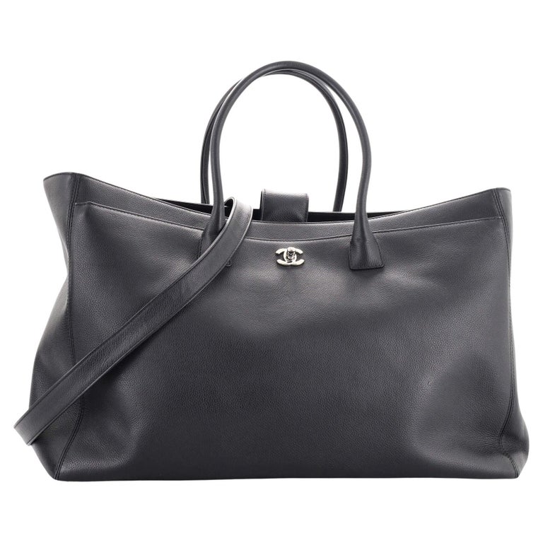 Chanel Cerf Executive Tote Leather XL at 1stDibs