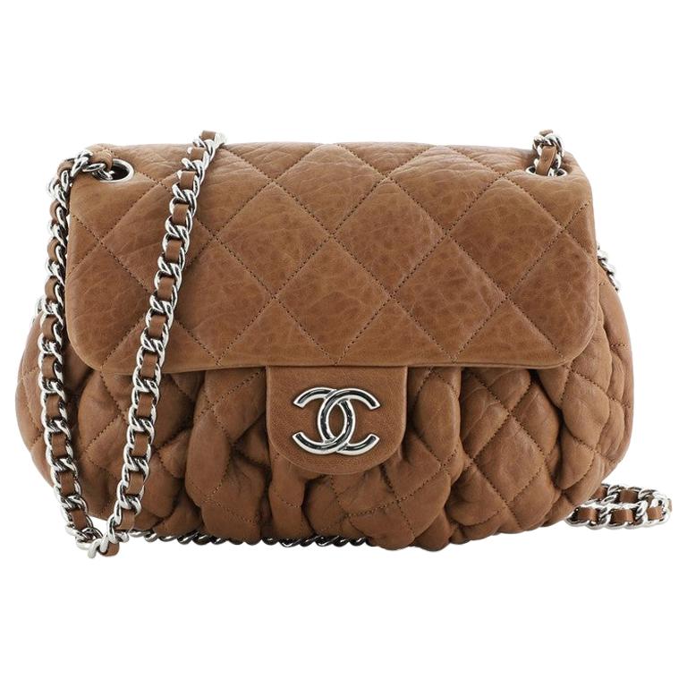 Chanel Chain Around Flap Bag Quilted Leather Medium at 1stDibs