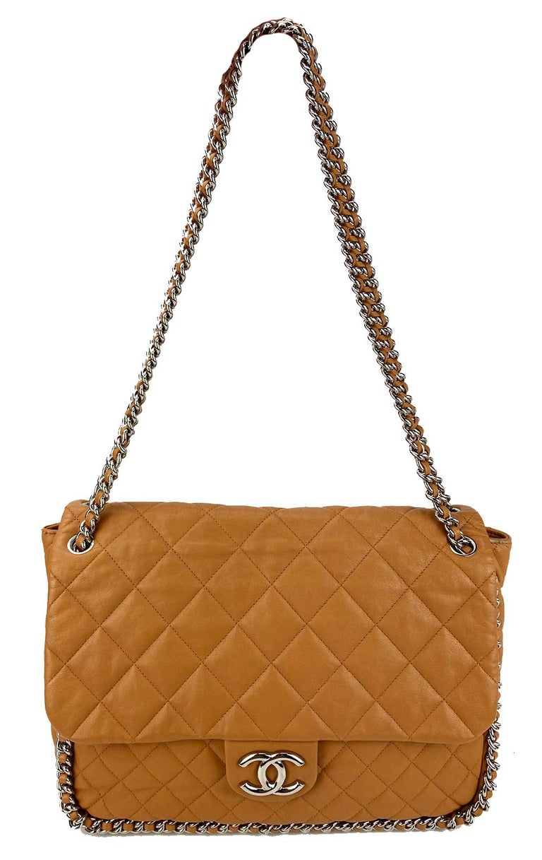 Chanel Chain Around Maxi Classic Flap For Sale at 1stDibs