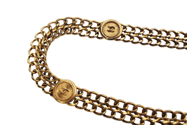 Chanel Chain Belt at 1stDibs | gold metal belt, giorgio armani belt