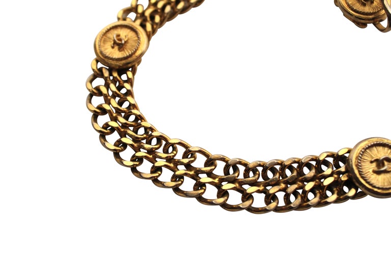 Chanel Chain Belt at 1stDibs | gold metal belt, giorgio armani belt