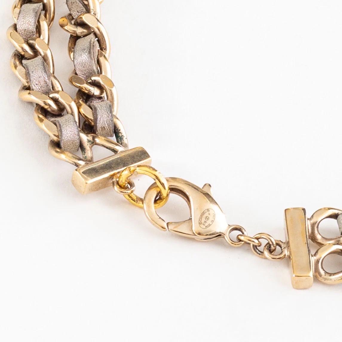 Chanel Chain Double Strand CC Padlock Necklace Spring 2018 For Sale at ...