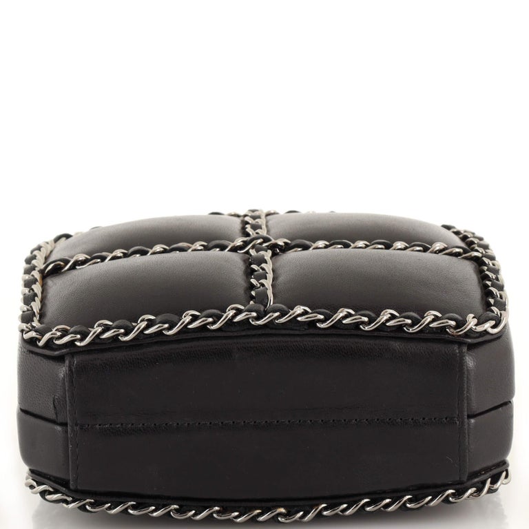 Chanel Chain Frame CC Box Minaudiere Calfskin Mini For Sale at 1stDibs