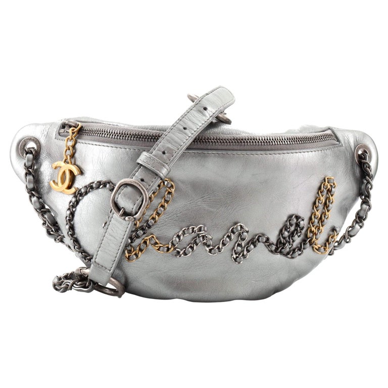 Chanel Chain Signe Waist Bag Calfskin at 1stDibs