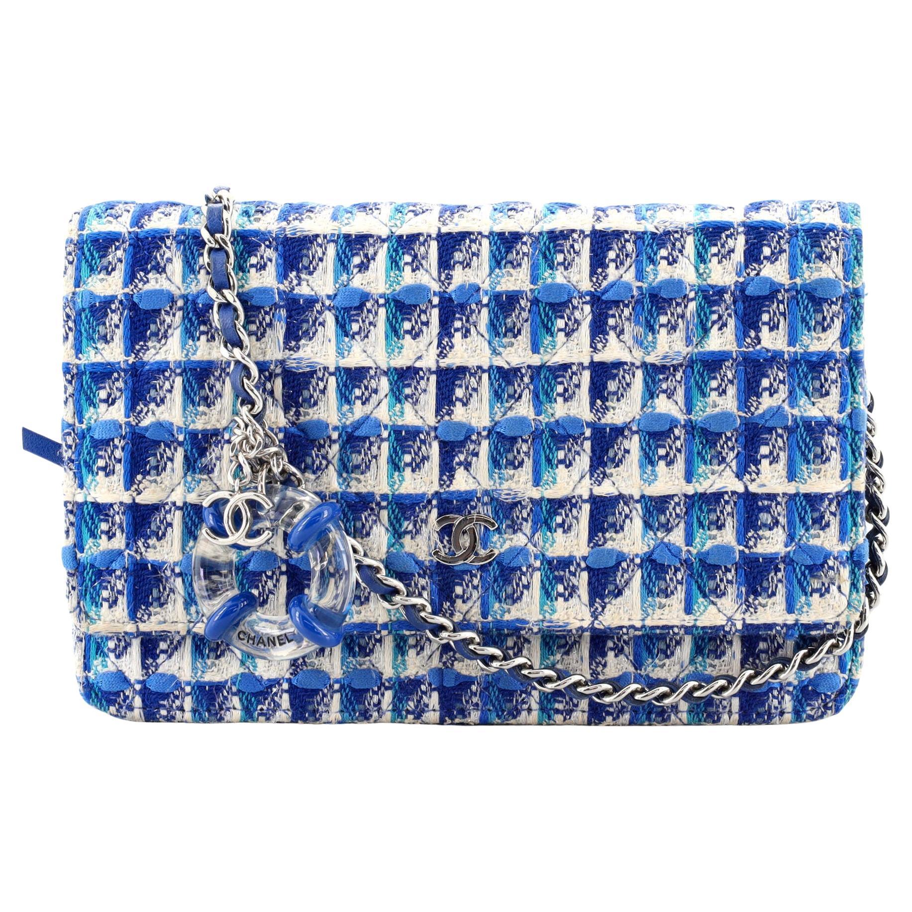 Chanel Boy Wallet on Chain Quilted Caviar at 1stDibs