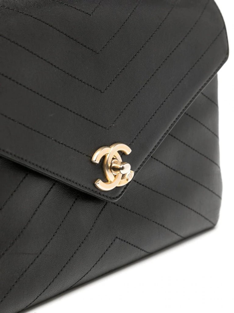 Chanel Chevron Flap Bag For Sale at 1stDibs