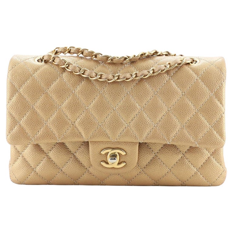 Chanel Classic Double Flap Bag Quilted Caviar Medium at 1stDibs