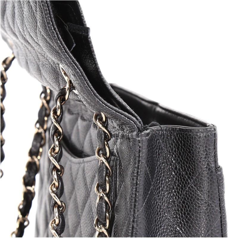 Chanel Classic Double Flap Bag Quilted Caviar Small at 1stDibs