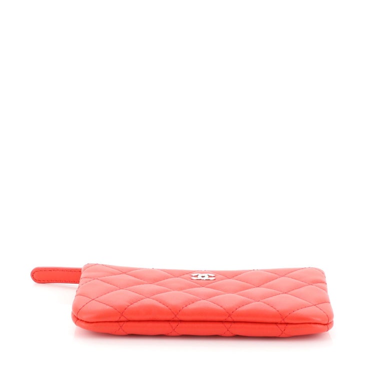 Chanel Classic O Case Pouch Quilted Lambskin Mini at 1stDibs | chanel ...