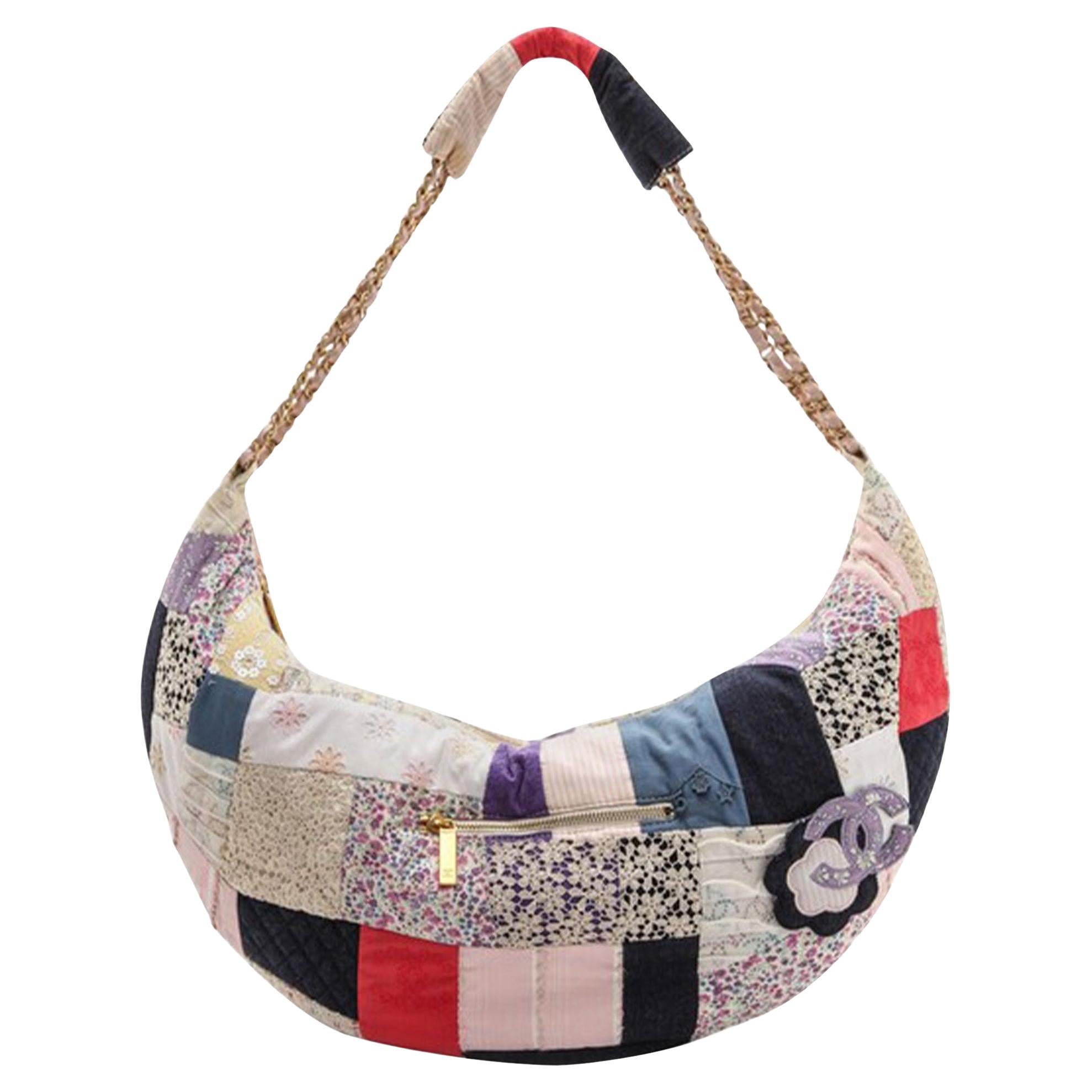 Chanel Classic Patchwork Assorted Multi Color Shoulder Bag For Sale at ...
