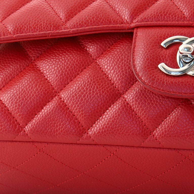 Chanel Classic Single Flap Bag Quilted Caviar Maxi For Sale at 1stDibs