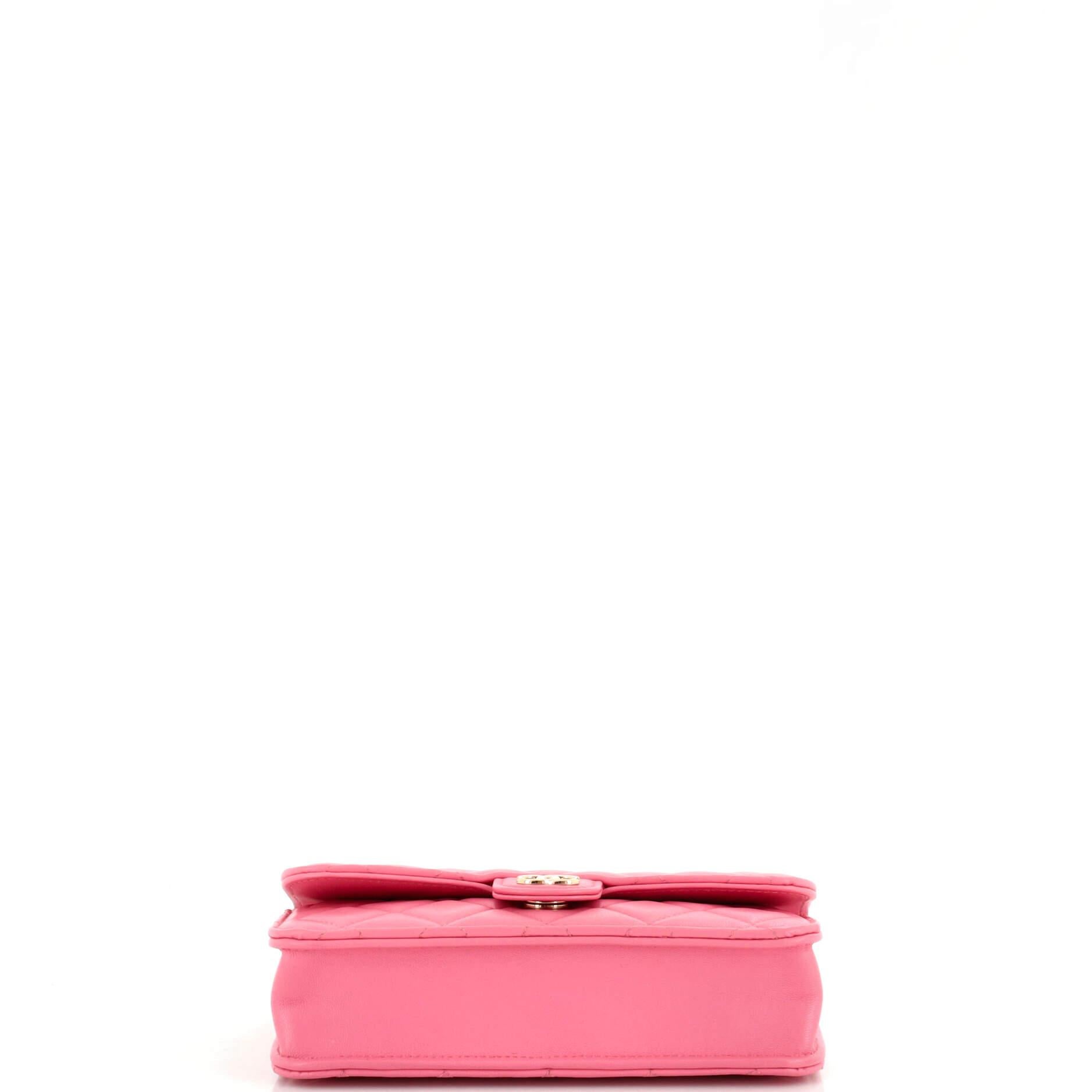 Chanel Classic Single Flap Top Handle Bag Quilted Lambskin Mini For ...