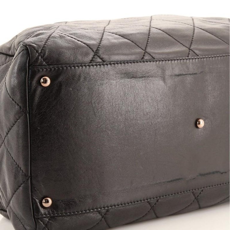 Chanel Cloudy Bundle Bowler Bag Quilted Lambskin at 1stDibs