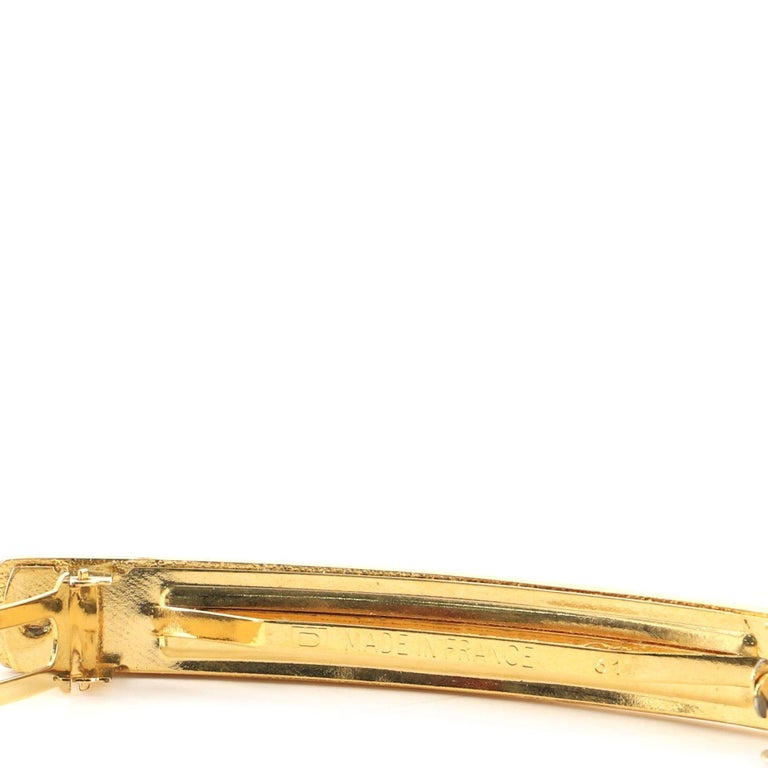Chanel Coco Barrette Metal Gold Metal, 59261MSC For Sale at 1stDibs