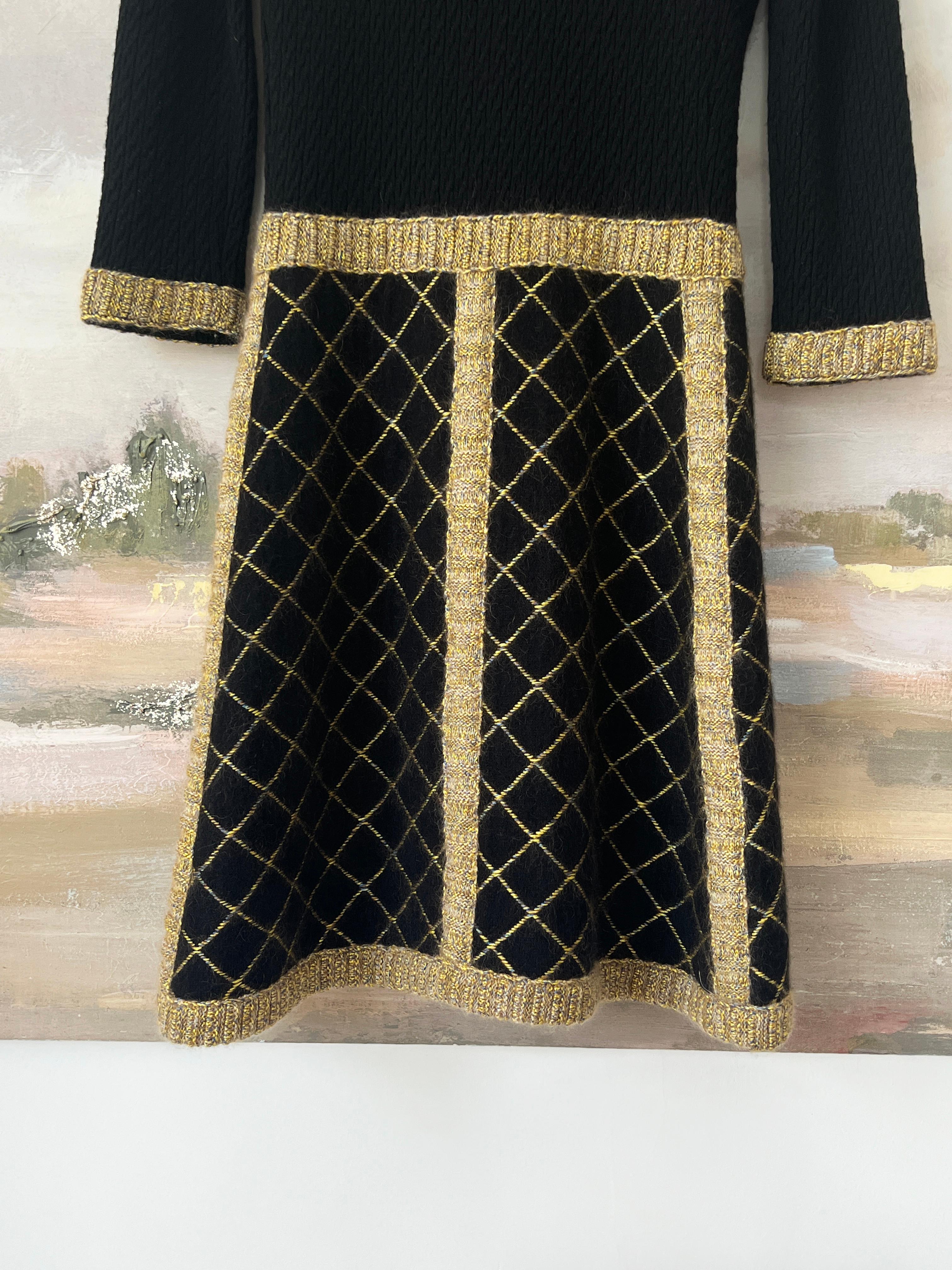 Chanel Coco Brasserie Quilted Jacket Dress For Sale at 1stDibs