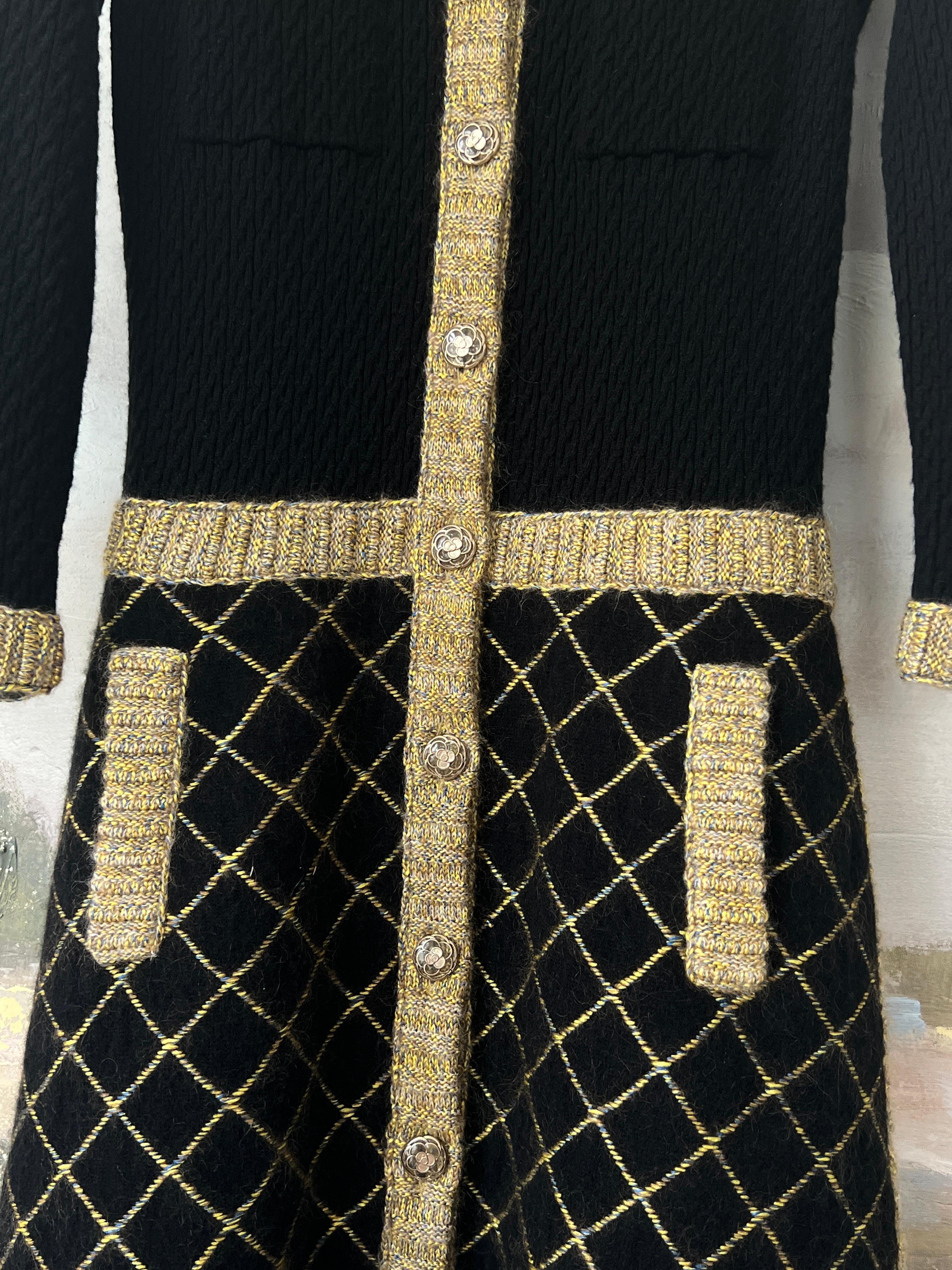 Chanel Coco Brasserie Quilted Jacket Dress For Sale at 1stDibs