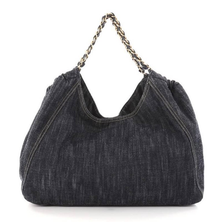 Chanel Coco Cabas Denim Large at 1stDibs
